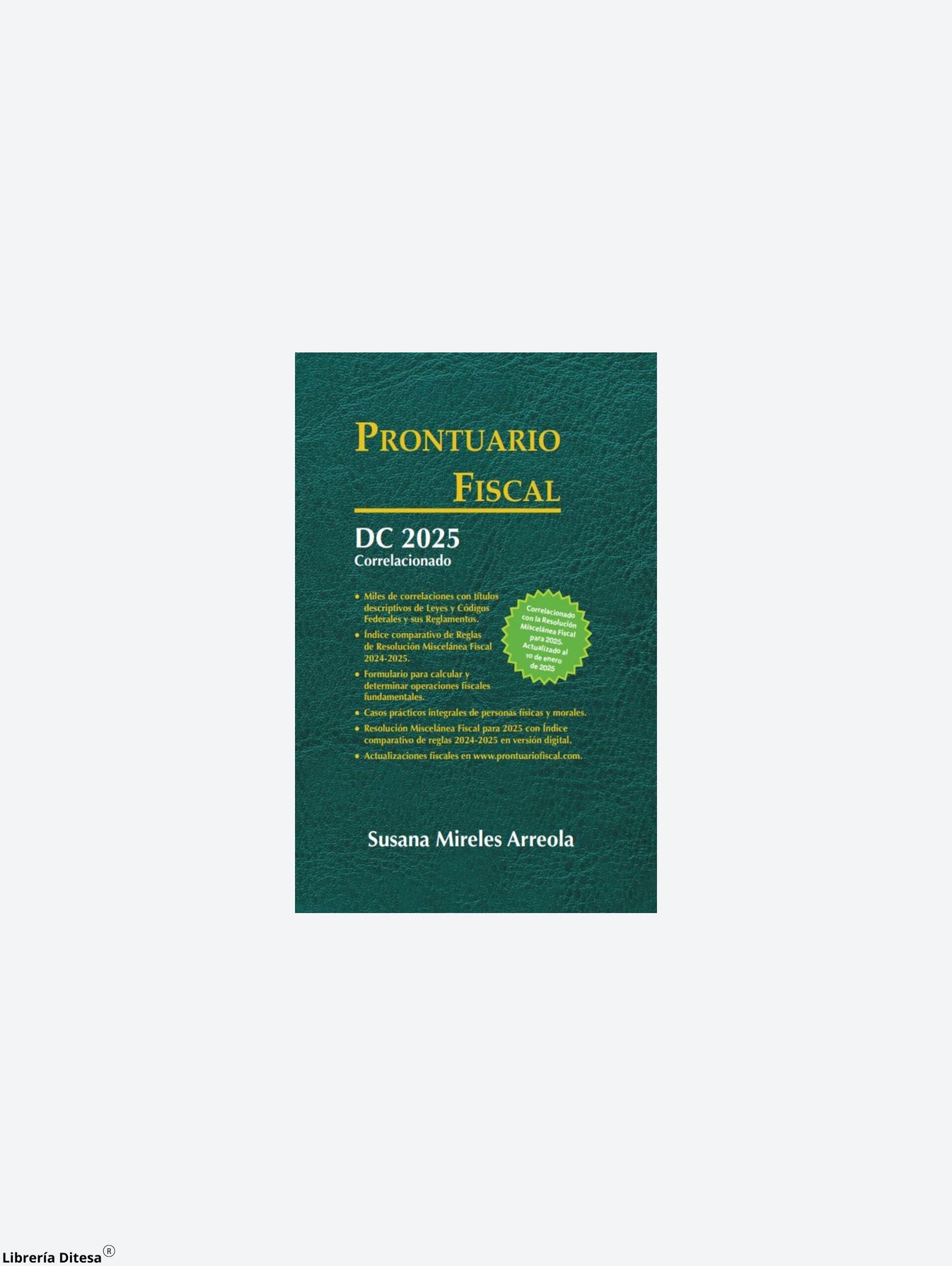 DC Prontuario Fiscal 2025 ISBN 9786287796126 – Librería Ditesa